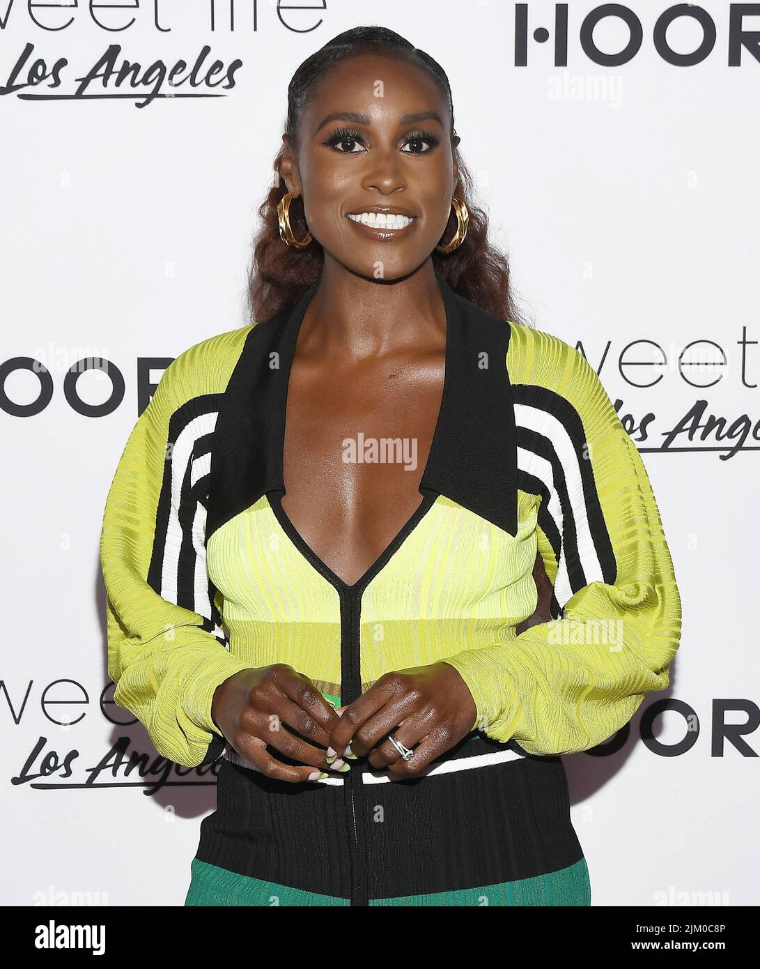 Issa Rae arrives at the HBO Max's SWEET LIFE Season 2 Premiere held in ...