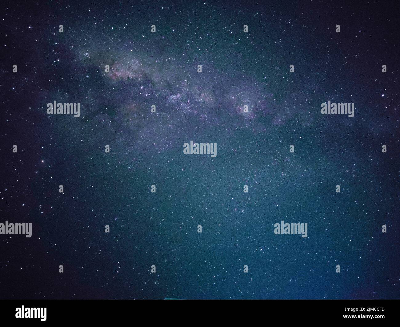 A scenic view of stars illuminating the blue night sky Stock Photo - Alamy