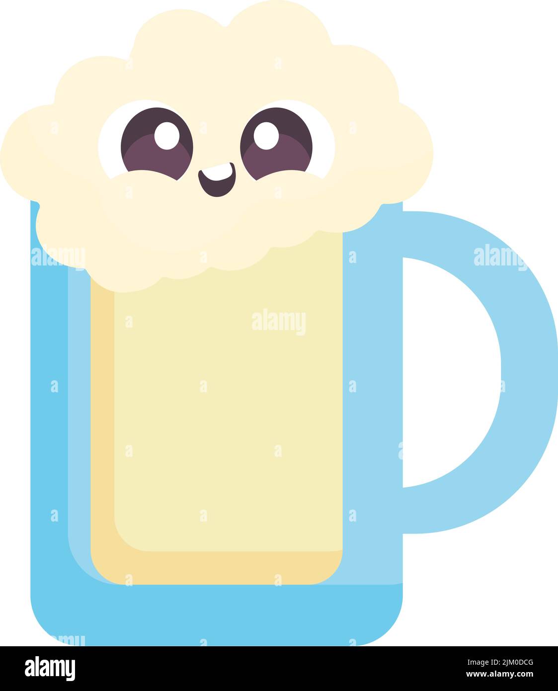 Glass beer character emoji Stock Vector Images - Alamy