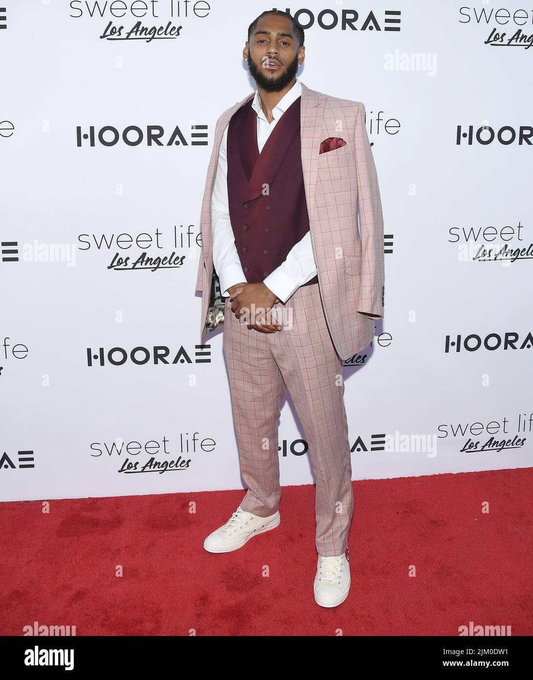 Keilan Horton arrives at the HBO Max's SWEET LIFE Season 2 Premiere ...