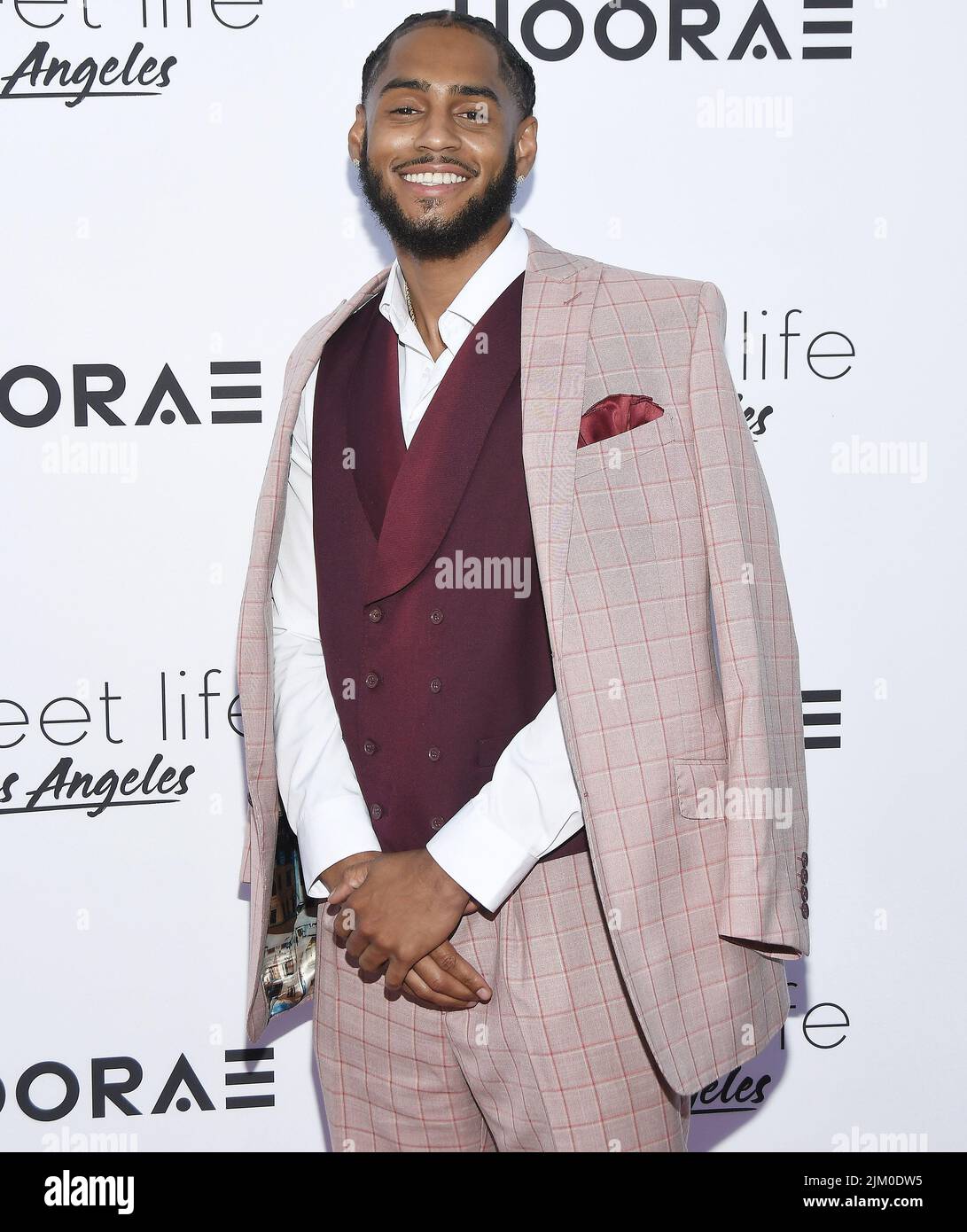 Keilan Horton arrives at the HBO Max's SWEET LIFE Season 2 Premiere ...