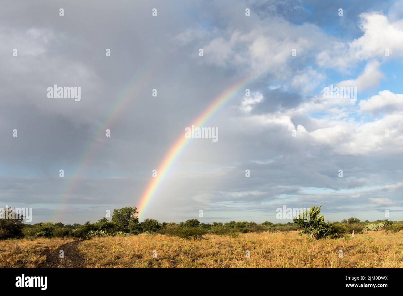 Double rainbow storm clouds hi-res stock photography and images - Alamy