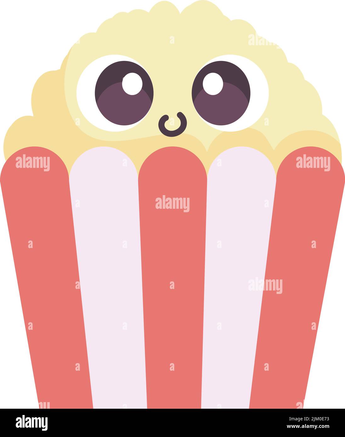 Cooked popcorn Stock Vector Images - Alamy