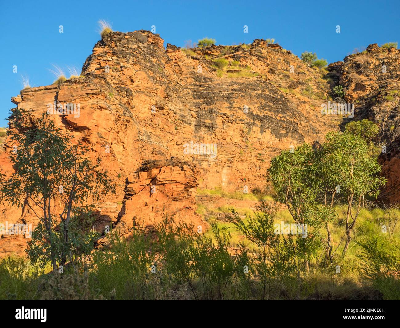 Rugged sandstone karst outcrops of Mirima National Park, East Kimberley ...