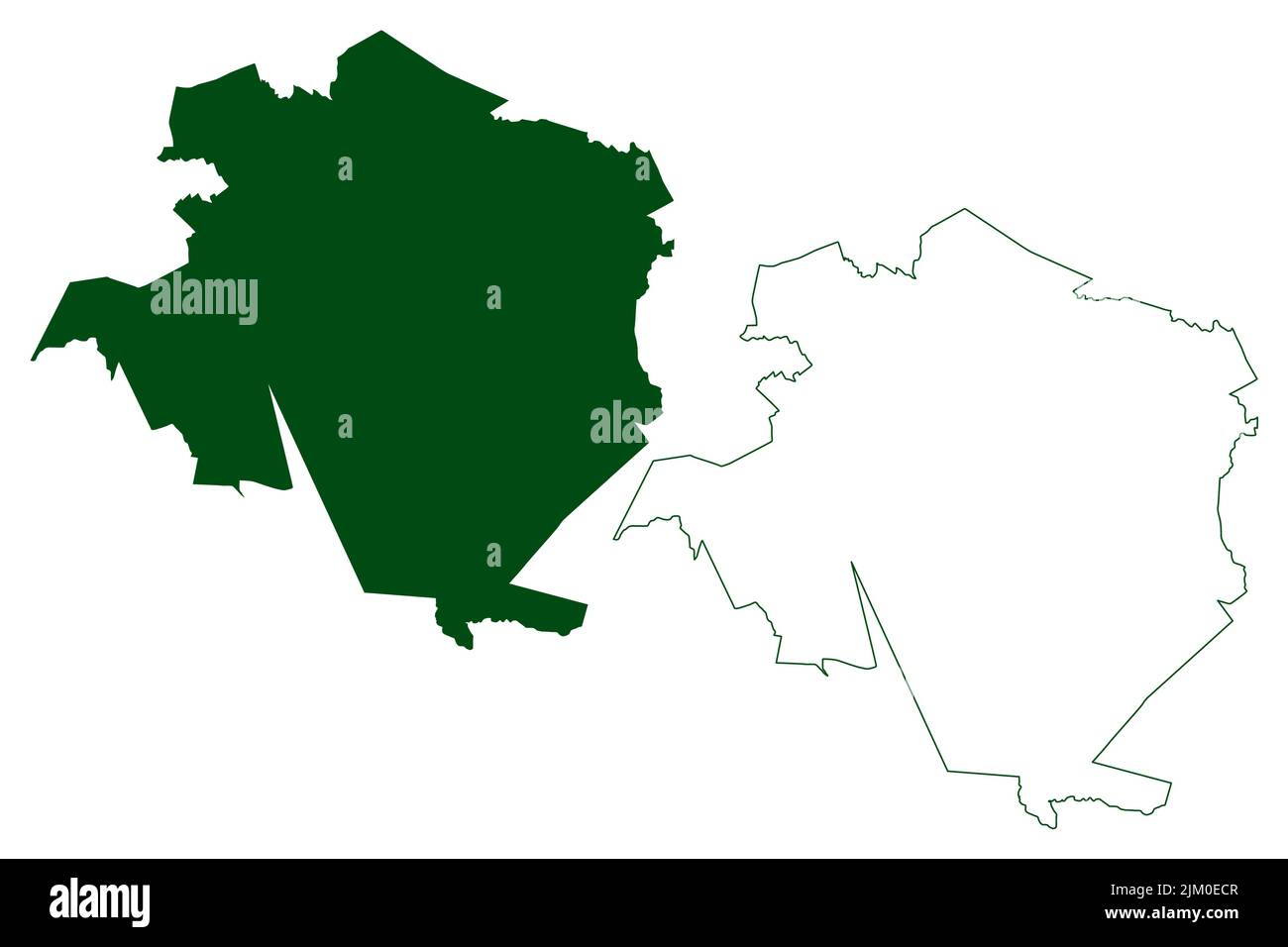 Map of matamoros mexico Cut Out Stock Images & Pictures - Alamy