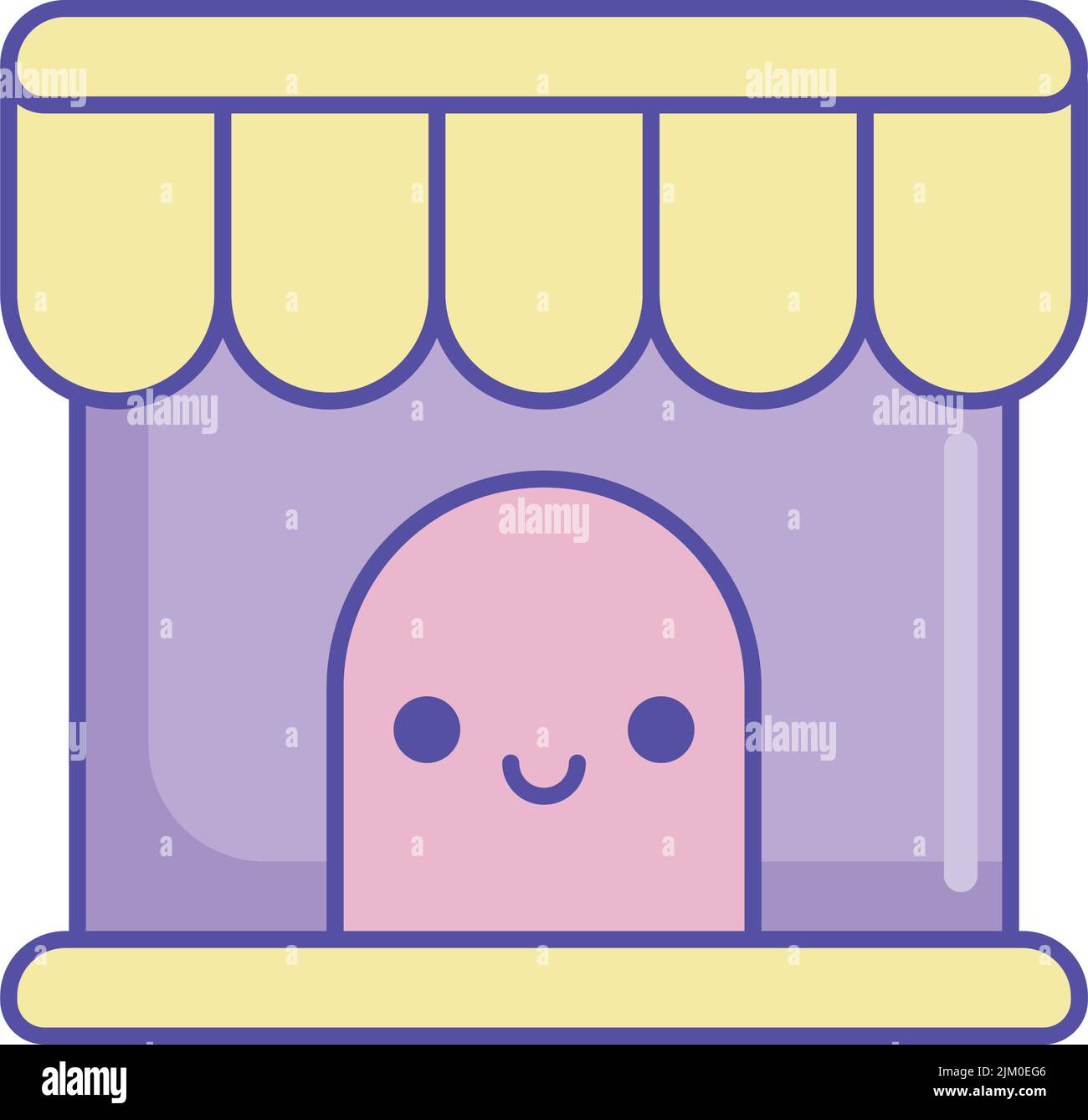 store cartoon kawaii Stock Vector Image & Art - Alamy