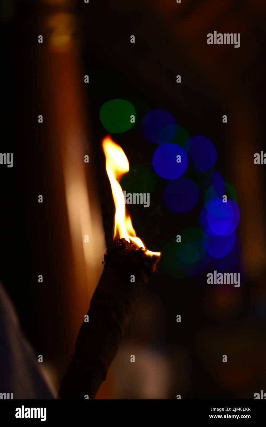 Torch light dark hi-res stock photography and images - Alamy
