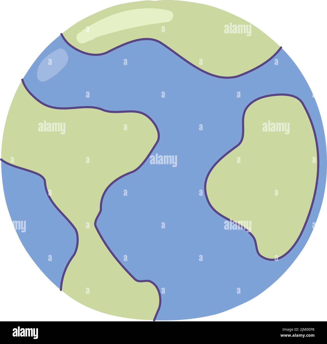 earth planet cartoon Stock Vector Image & Art - Alamy