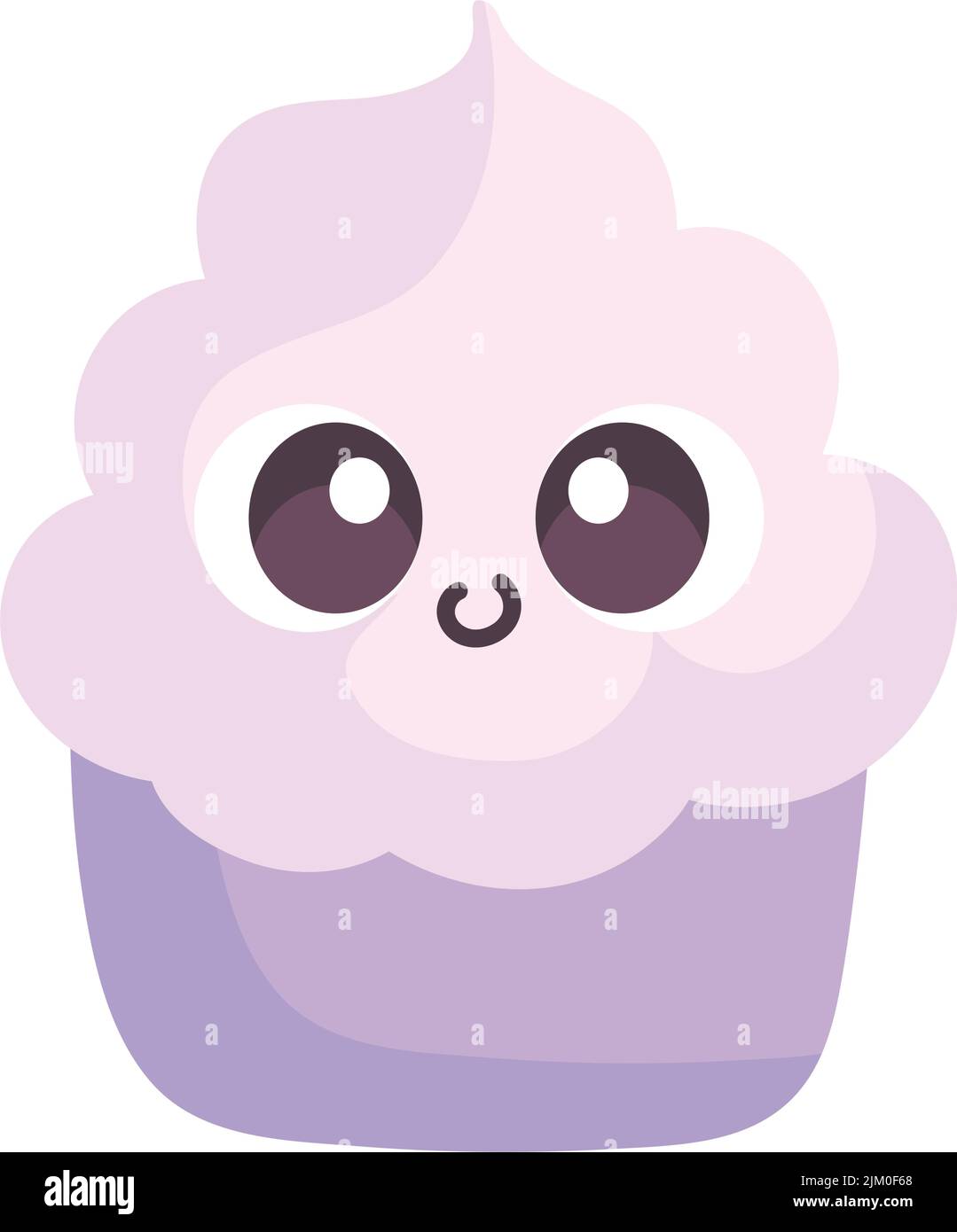 sweet kawaii cupcake Stock Vector Image & Art - Alamy