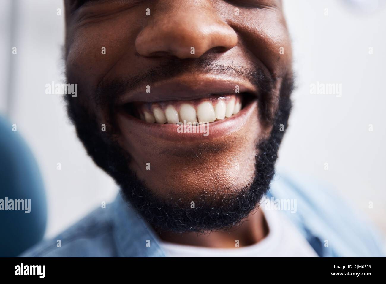 The poof is in the pearly whites. an unrecognisable smiling brightly ...