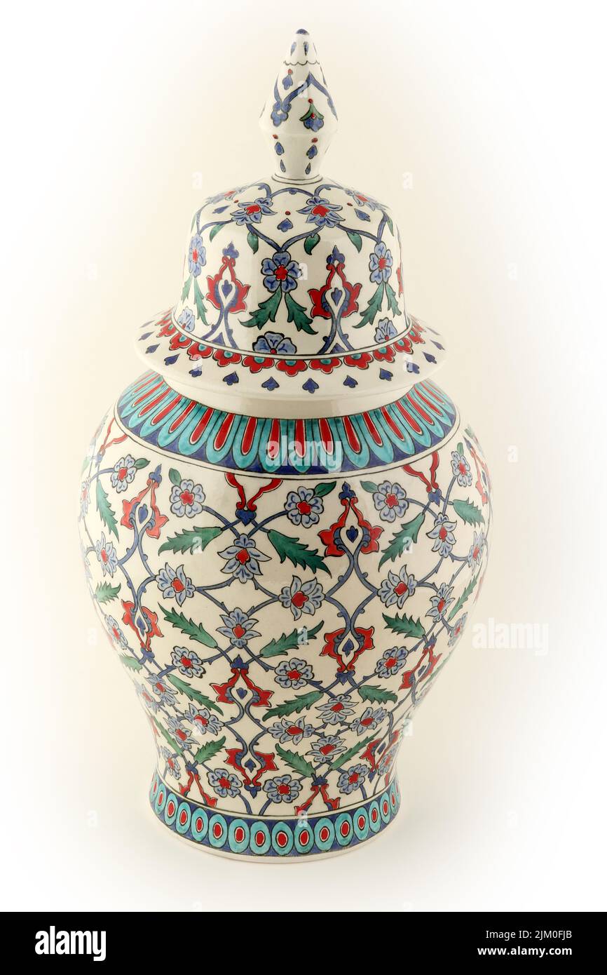 decorative antique handmade ceramic vase Stock Photo - Alamy