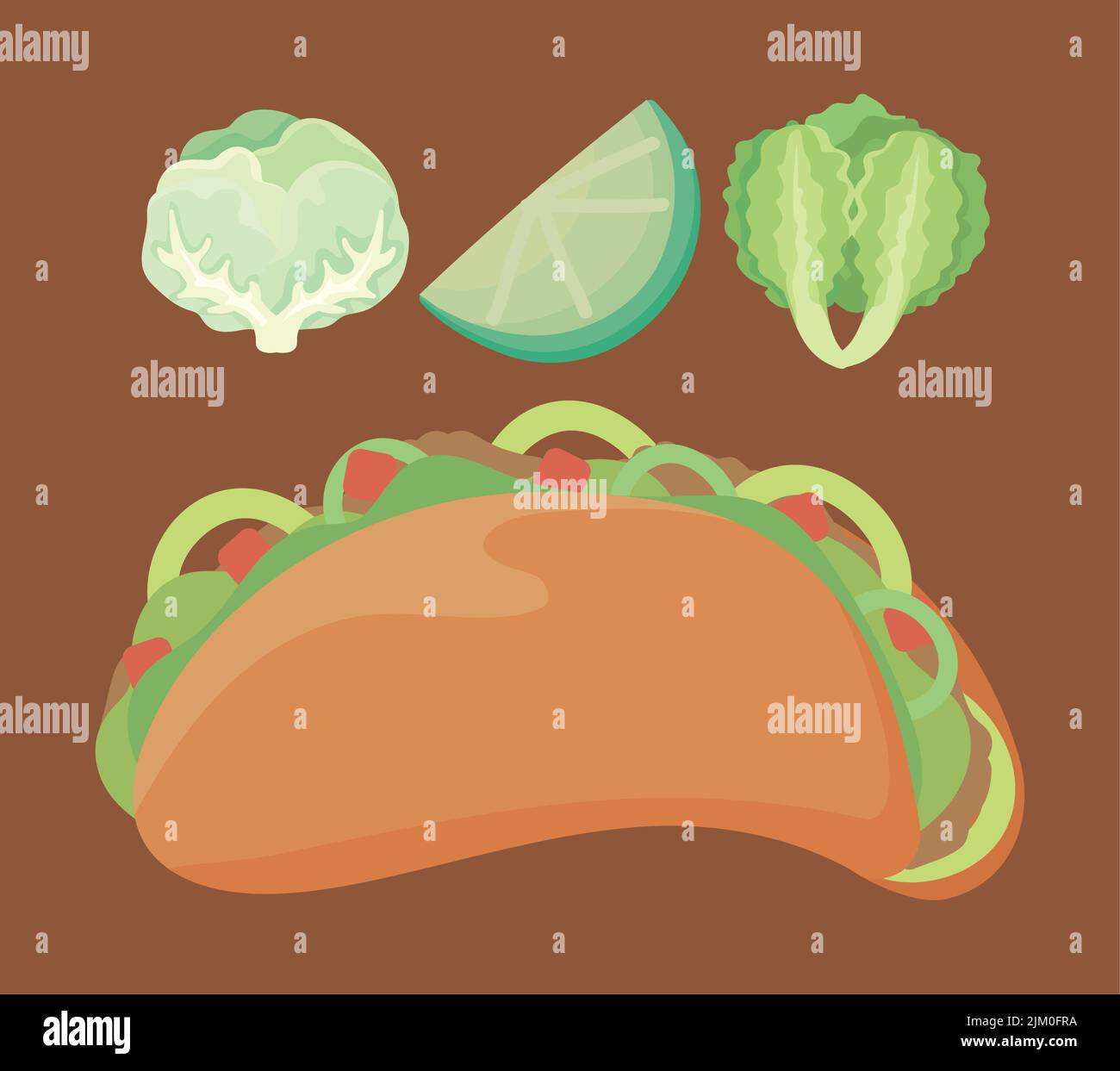 taco icons set Stock Vector Image & Art - Alamy