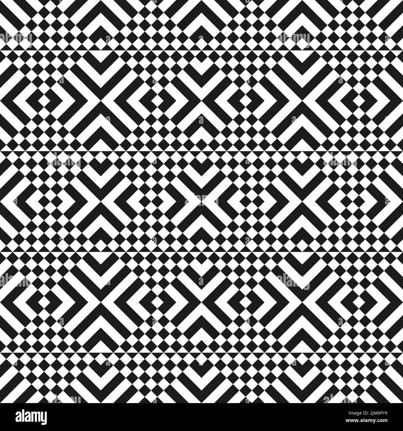 Black white checkered distorted hi-res stock photography and images - Alamy