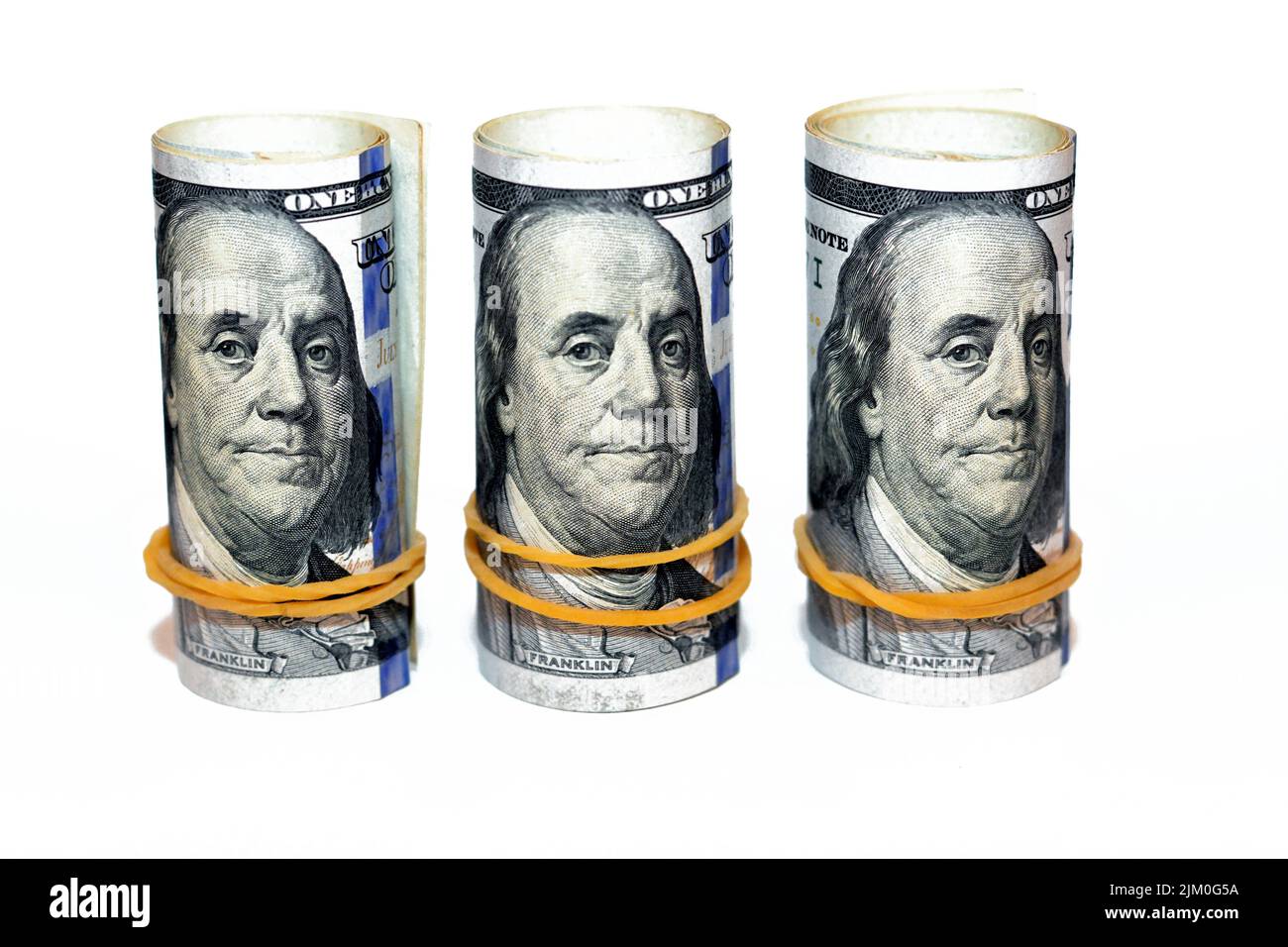 100 dollar bill bundles hi-res stock photography and images - Alamy