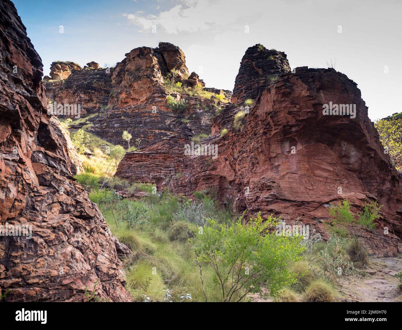 Quartz sandstone and congolmerate sedimentary karst rock formations ...