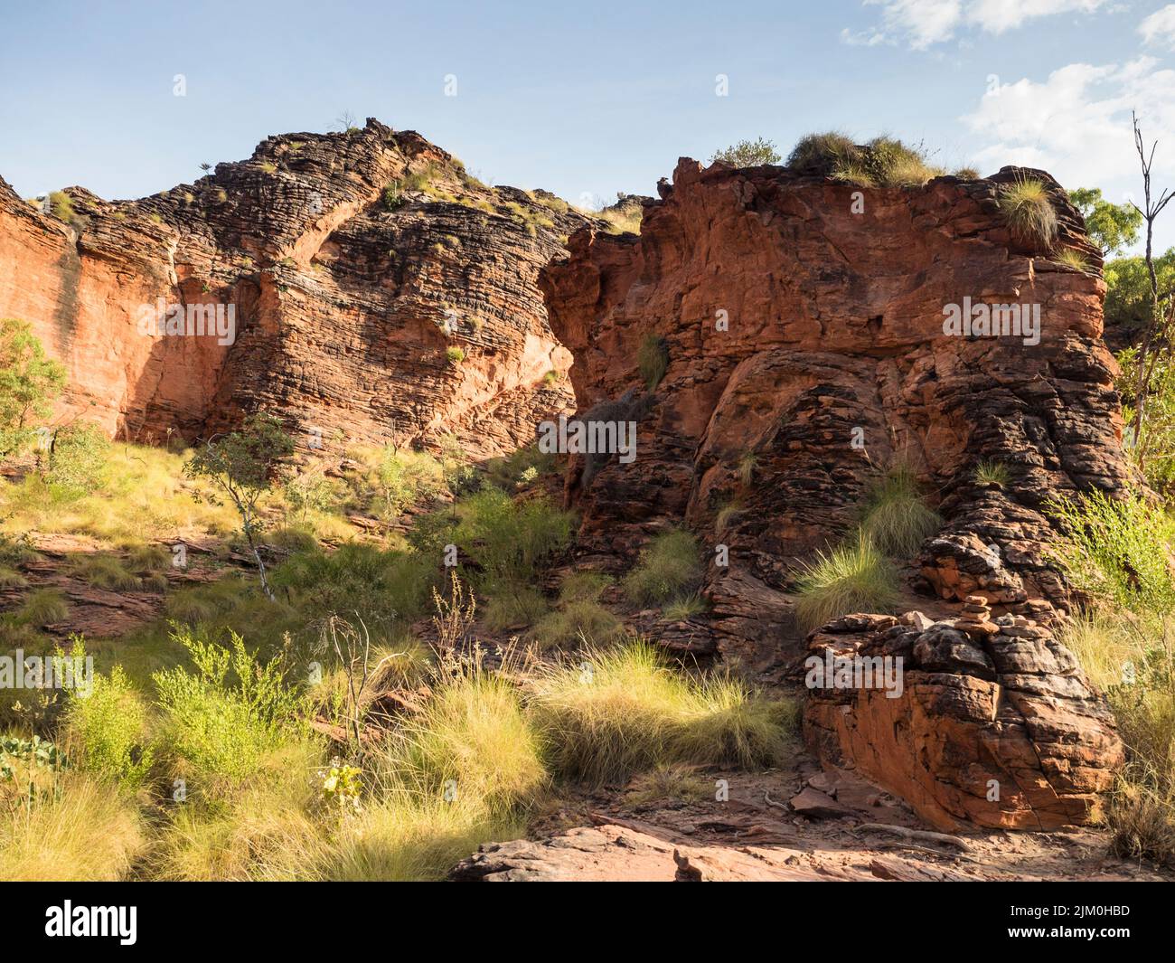 Quartz sandstone and congolmerate sedimentary karst rock formations ...