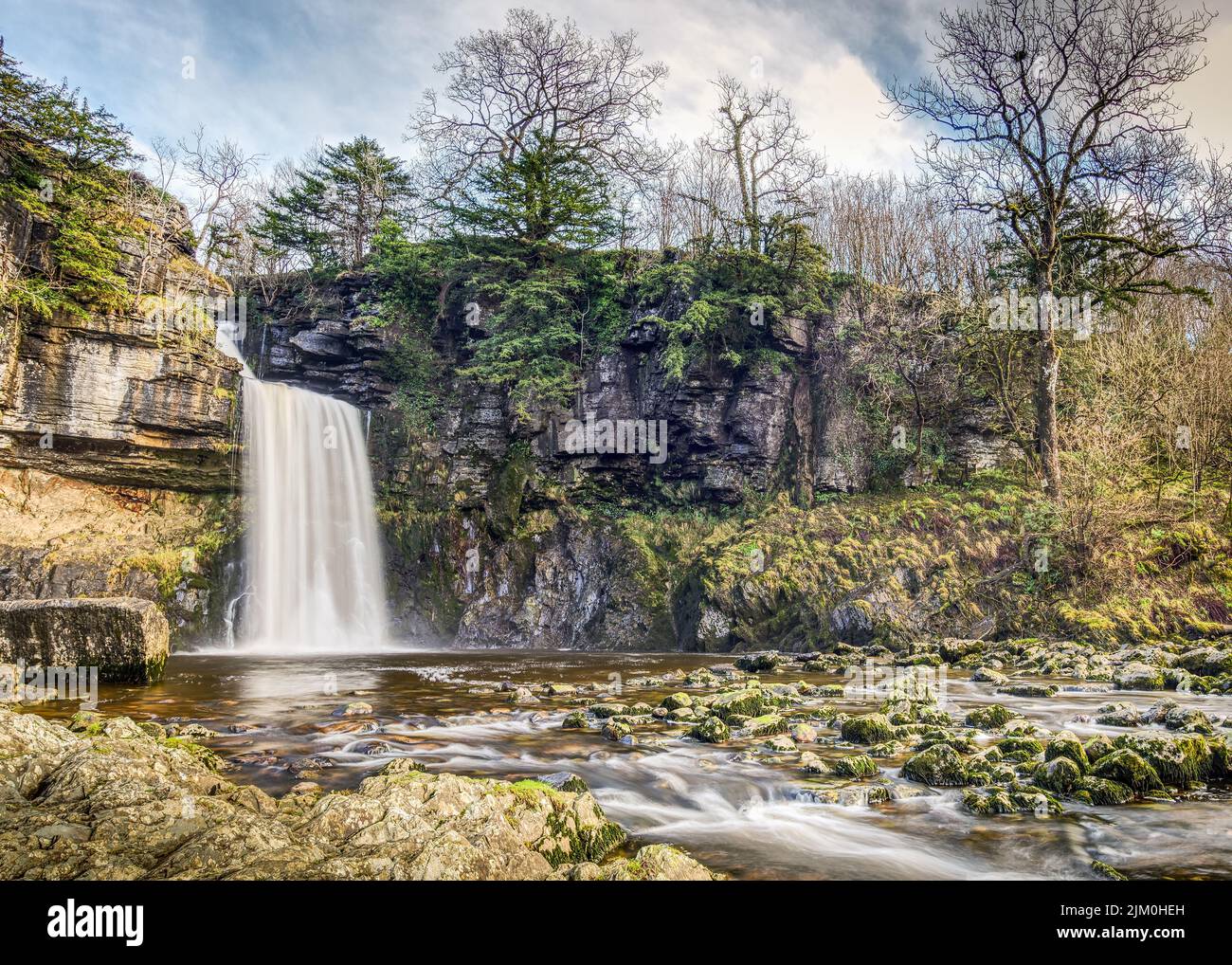 Rock waterfall view hi-res stock photography and images - Alamy