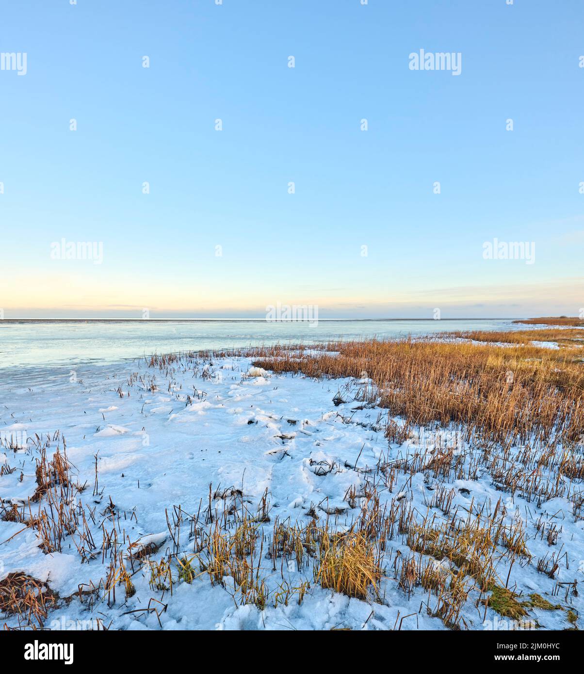 Danish Winter landscape by the coast of Kattegat. Photos of Danish ...