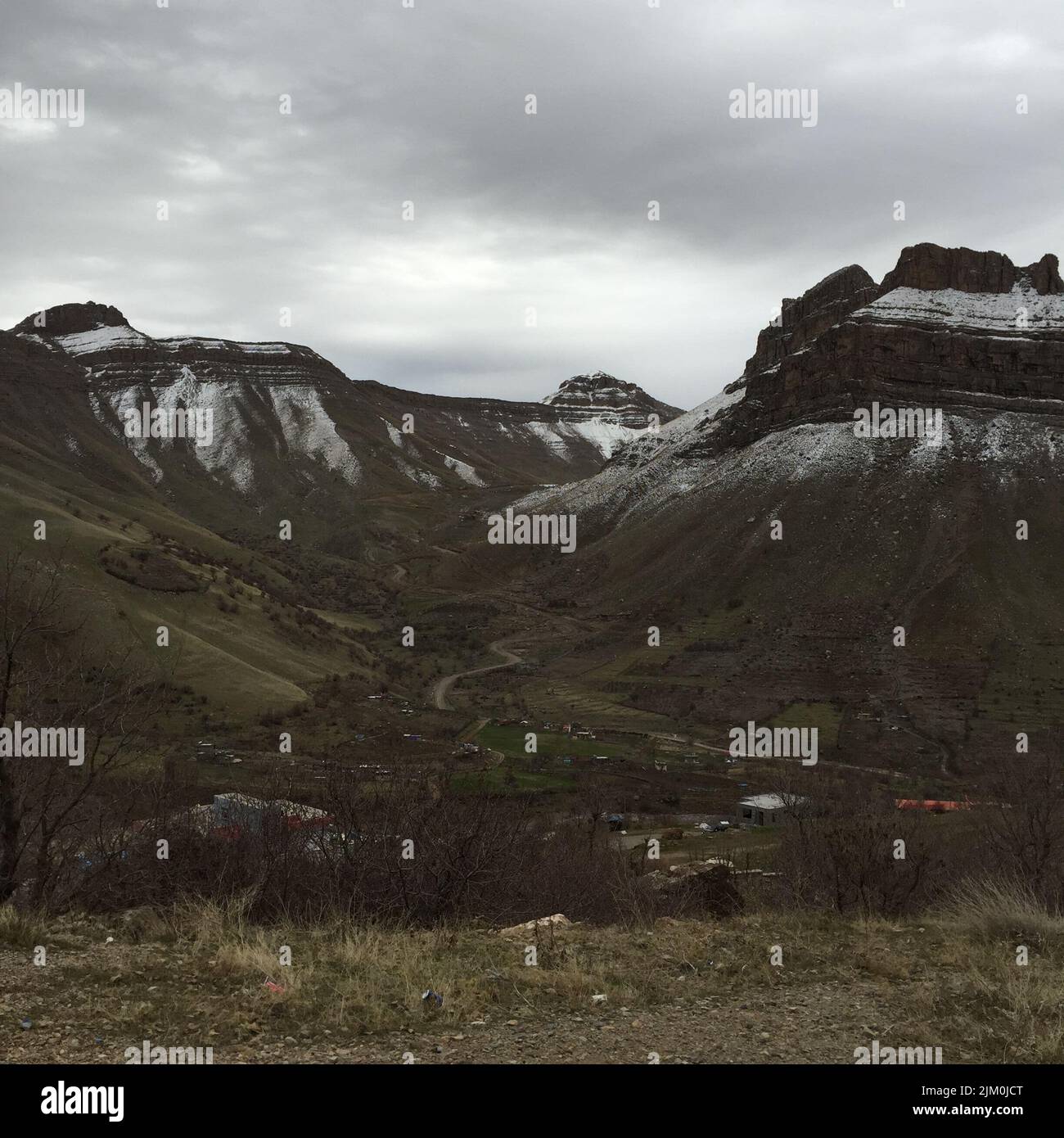 a shot of mountain valley in Iraq Stock Photo - Alamy