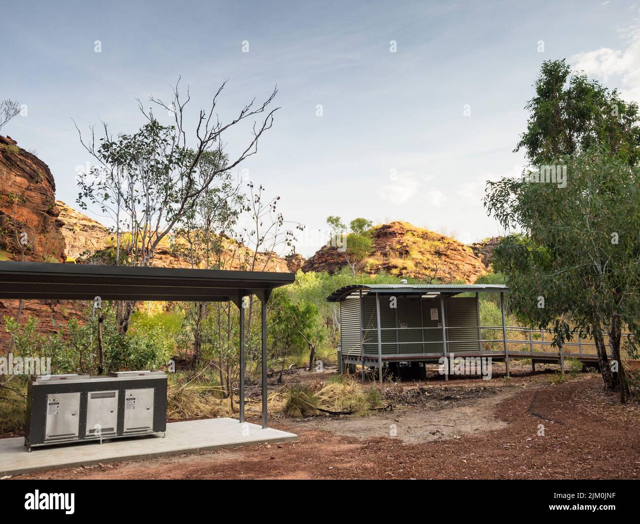 Picnic facilities among the sandstone and congolmerate sedimentary ...