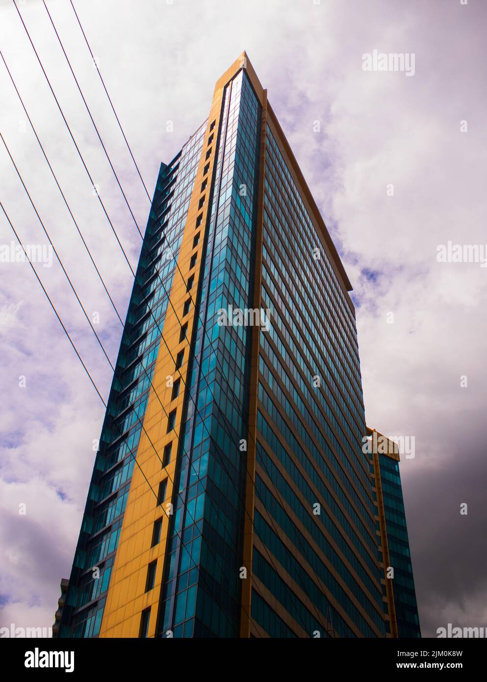 Glass buildings of port of spain trinidad and tobago Stock Photo - Alamy