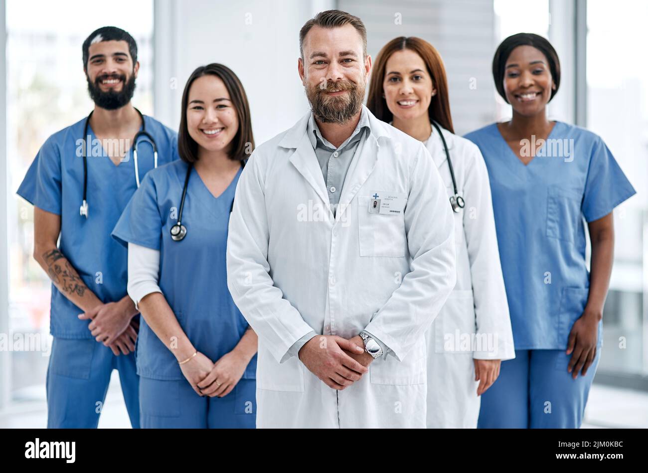 Delivering integrated care that makes a difference. Portrait of a group of medical practitioners ...