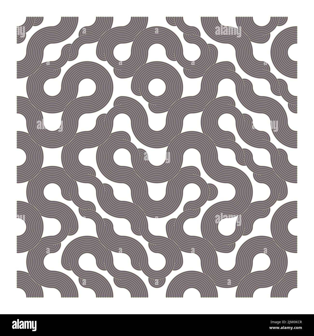 Random color rounded truchet tiling illustration Stock Vector Image ...