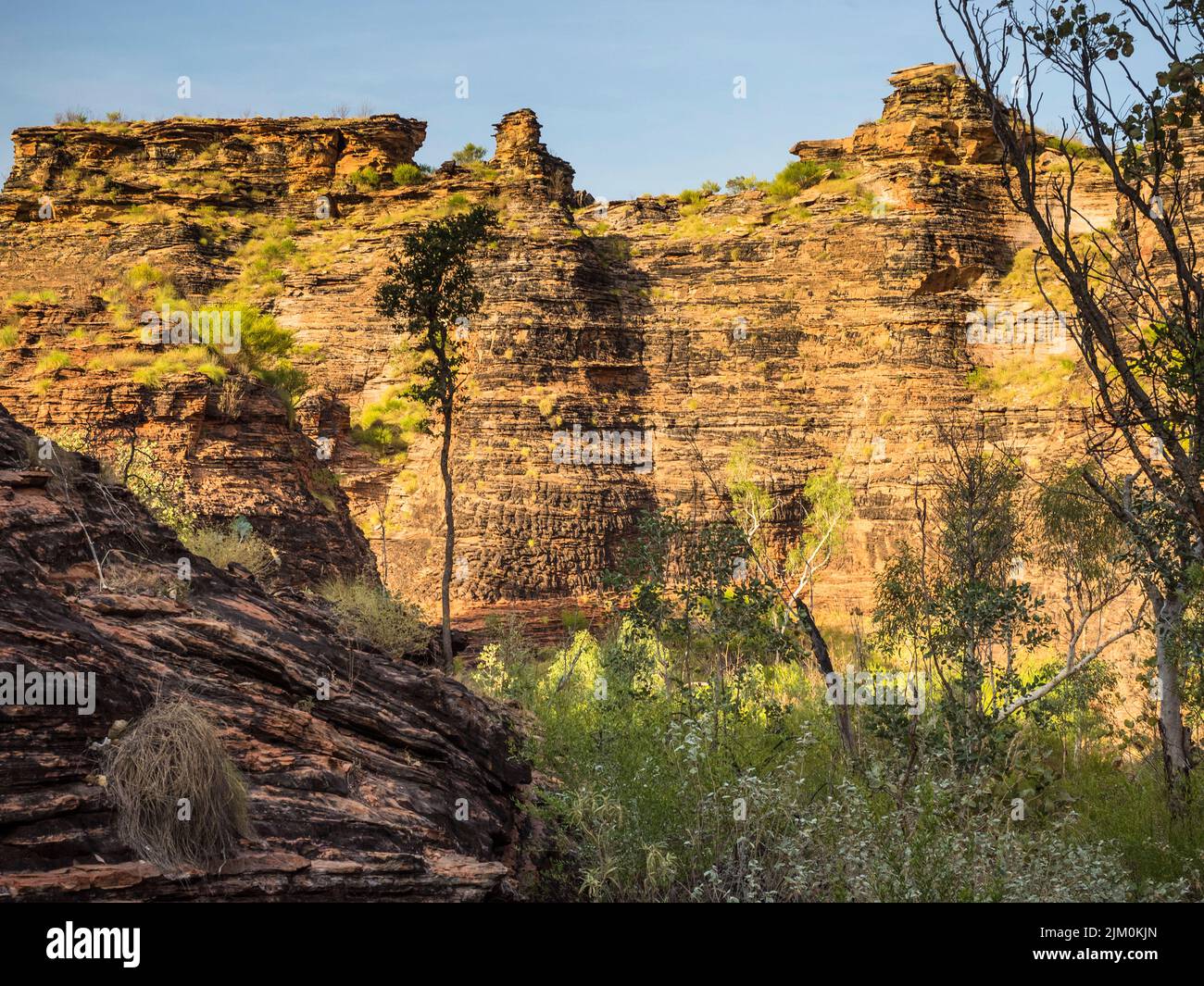 Quartz sandstone and congolmerate sedimentary karst rock formations of ...
