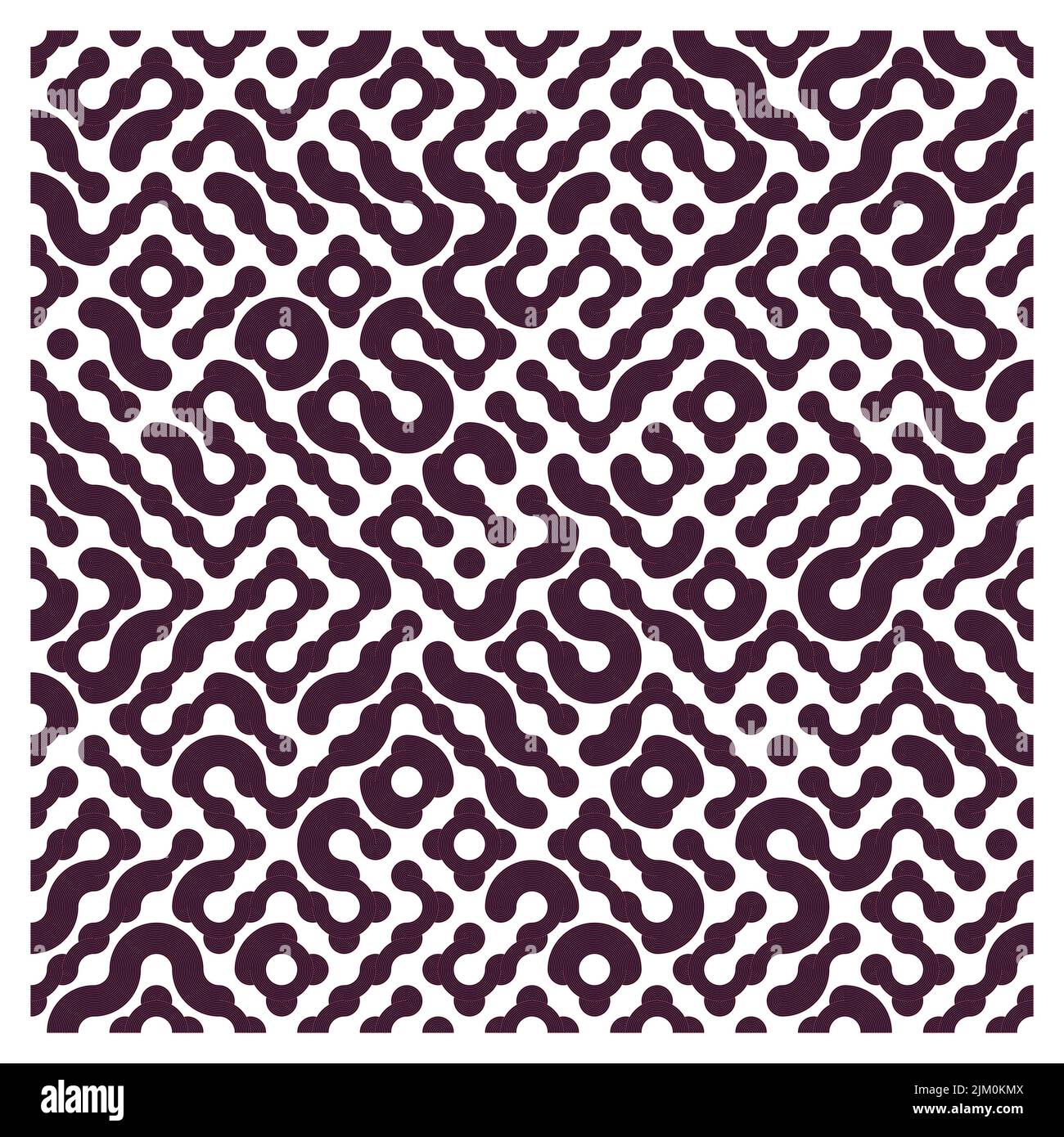 Random color rounded truchet tiling illustration Stock Vector Image ...