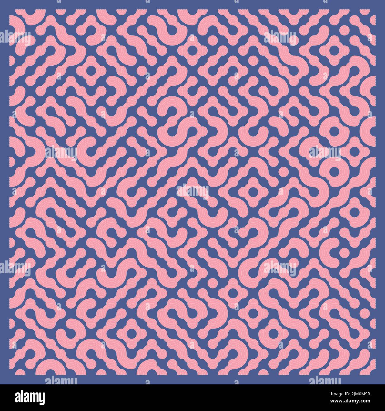 Random color rounded truchet tiling illustration Stock Vector Image ...