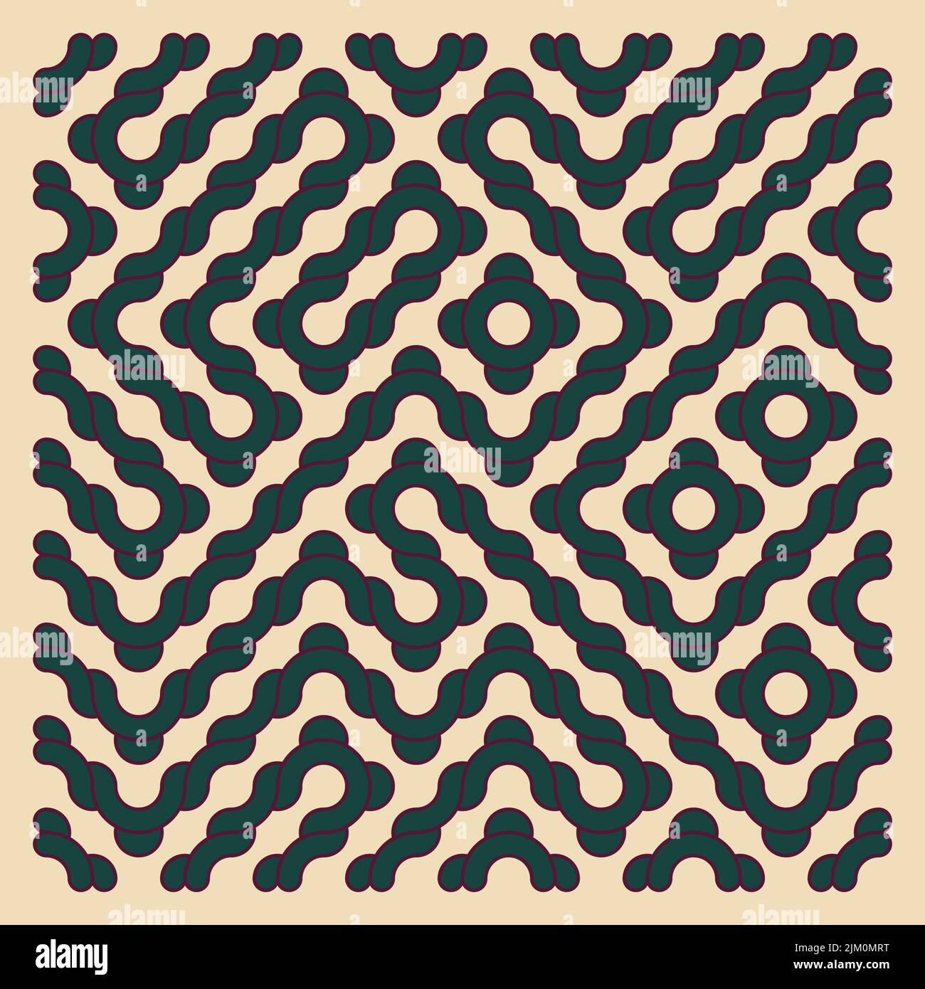 Random color rounded truchet tiling illustration Stock Vector Image ...