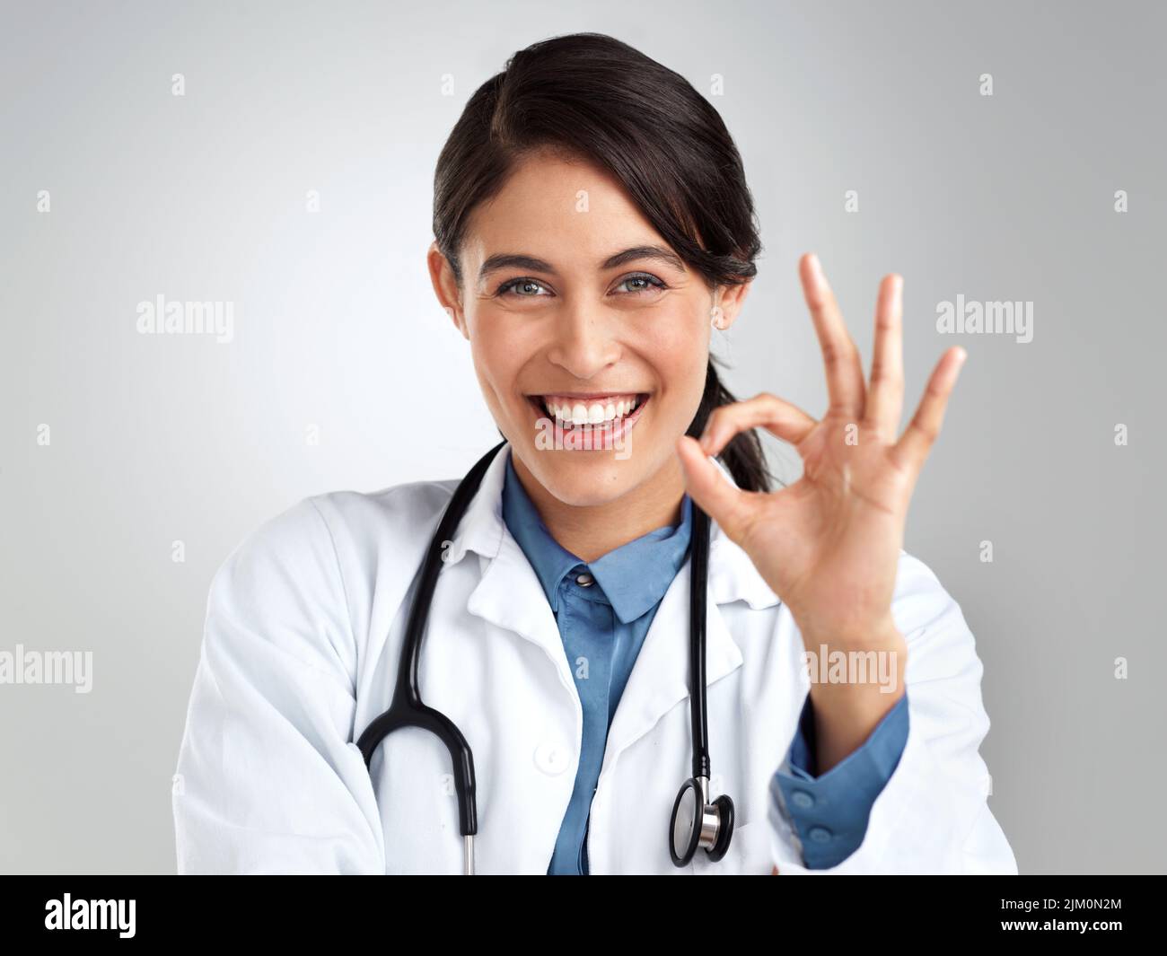 Youll be alright with me by your side. Studio portrait of a young ...