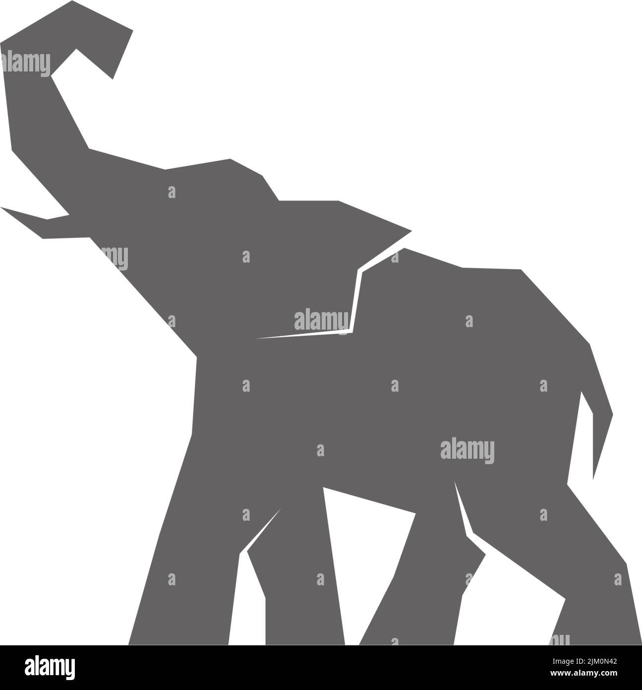 Elephant icon logo design illustration template Stock Vector Image ...