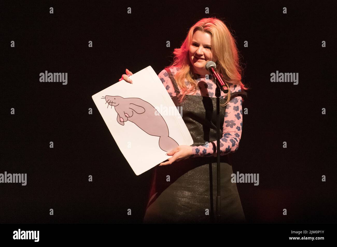 Edinburgh, UK. 3rd Aug, 2022. Comedian Danielle Walker performs at the ...