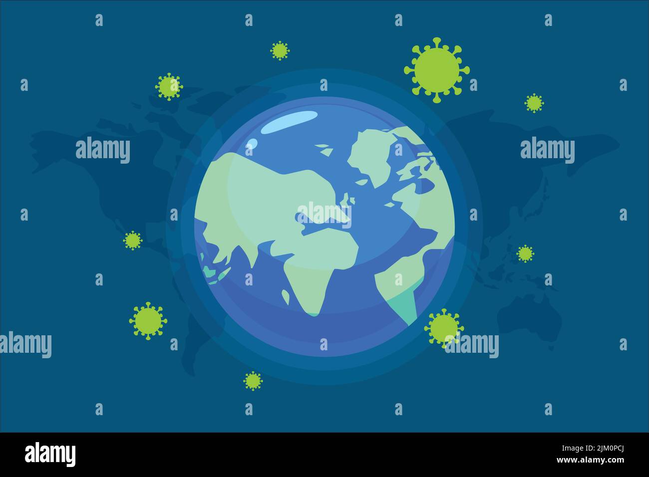 Planet earth virus cells hi-res stock photography and images - Alamy