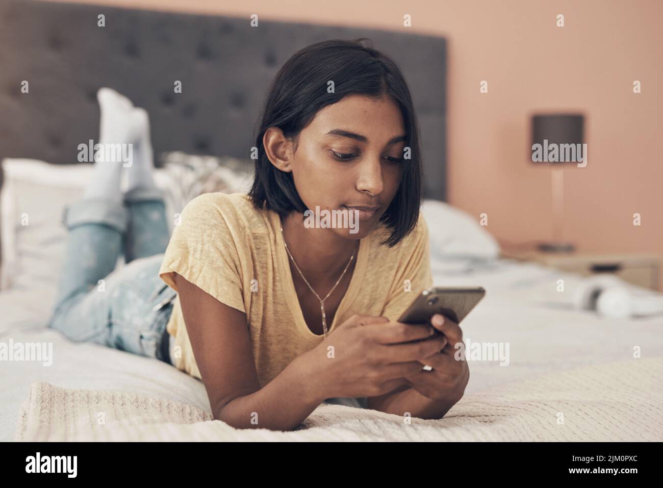 The social media streets are busier than ever before. a young woman ...