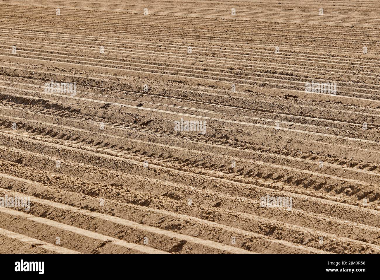 The ploughed field in Geilenkirchen, Germany - Farm scenery Stock Photo ...