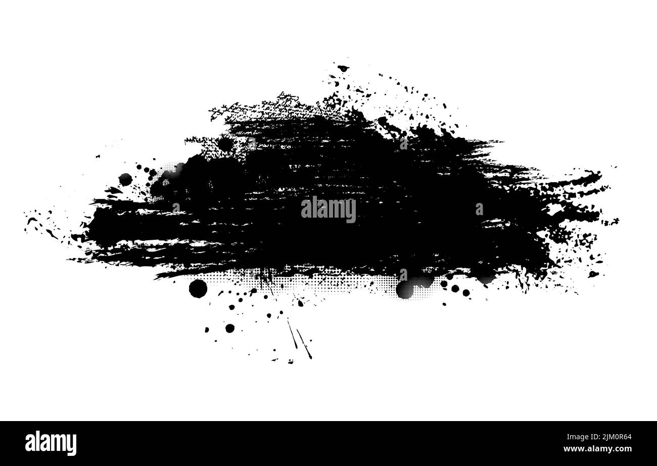 Black blob object on White Background. Vector illustration Stock Vector ... Black blob object on White Background. Vector illustration Stock Vector ...
