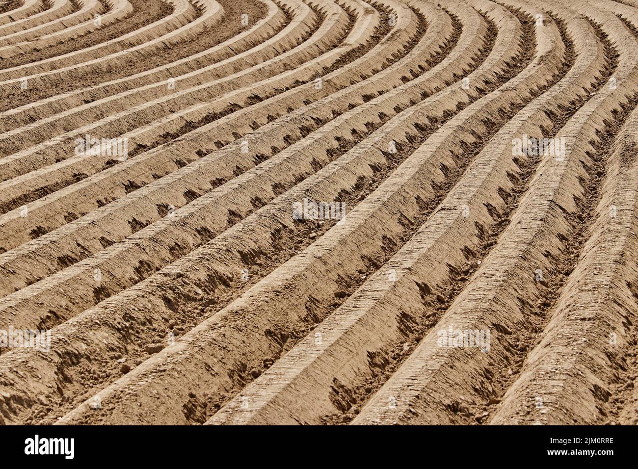 The ploughed field in Geilenkirchen, Germany - Farm scenery Stock Photo ...