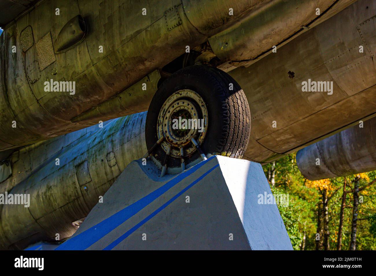 The attraction in Skulte, near the Riga airport monument - Airplane IL ...