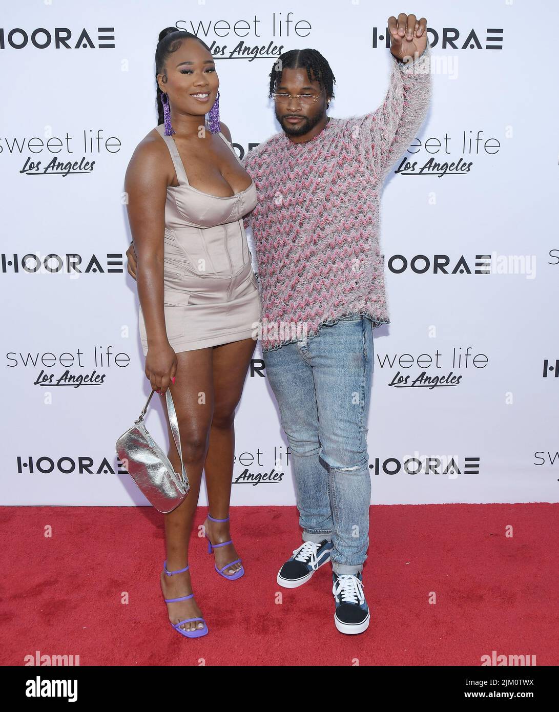 (L-R) Tylynn Burns and Jaylenn Hart at the HBO Max's SWEET LIFE Season ...