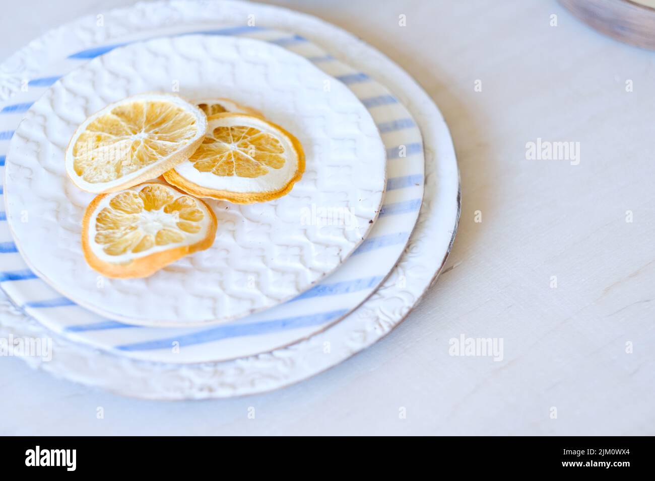 handmade crockery background clay plates design Stock Photo - Alamy