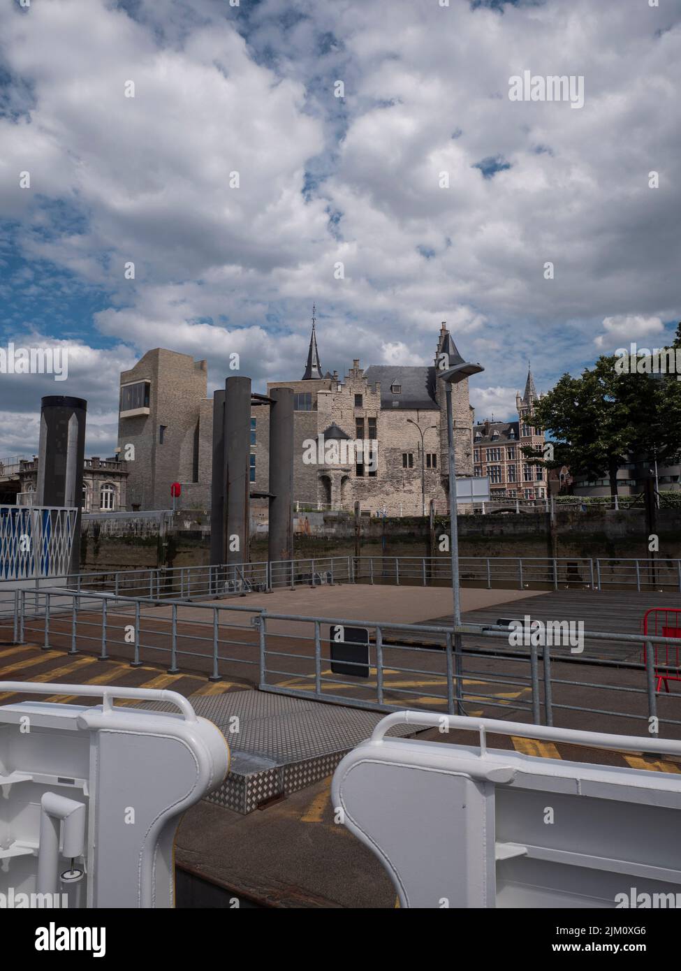 Antwerp, Belgium, 02 July 2022, view of the renovated building Het ...