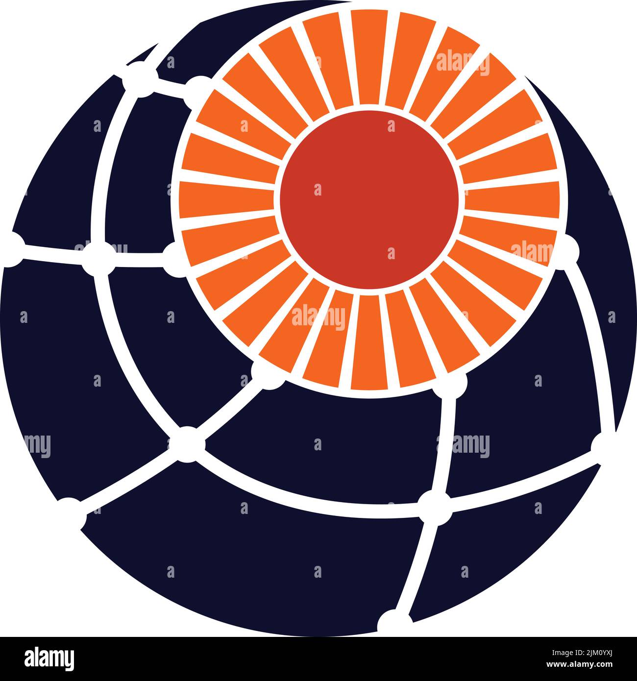 solar energy logo Icon Illustration Brand Identity Stock Vector Image ...