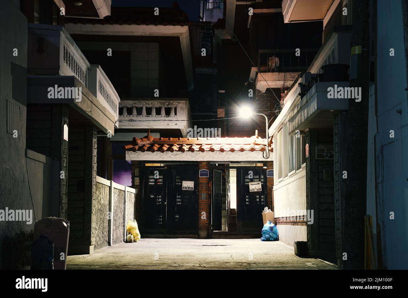 Night view around Guro-gu, Seoul Stock Photo - Alamy