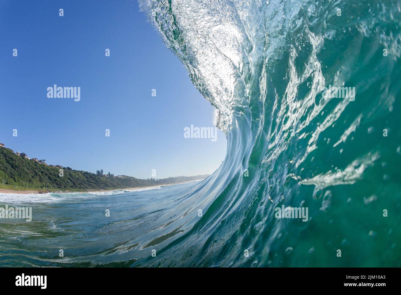 Ocean Wave Swimming Close-up backlit textures upright hollow crashing ...