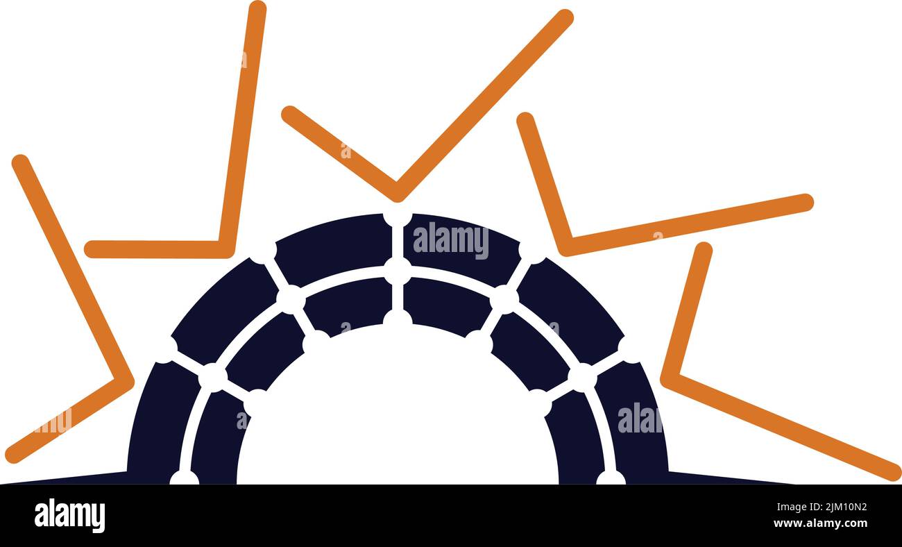 solar energy logo Icon Illustration Brand Identity Stock Vector Image ...