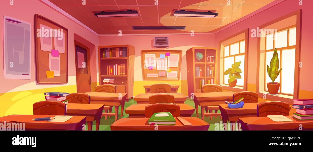Orange Cartoon Bulletin Board