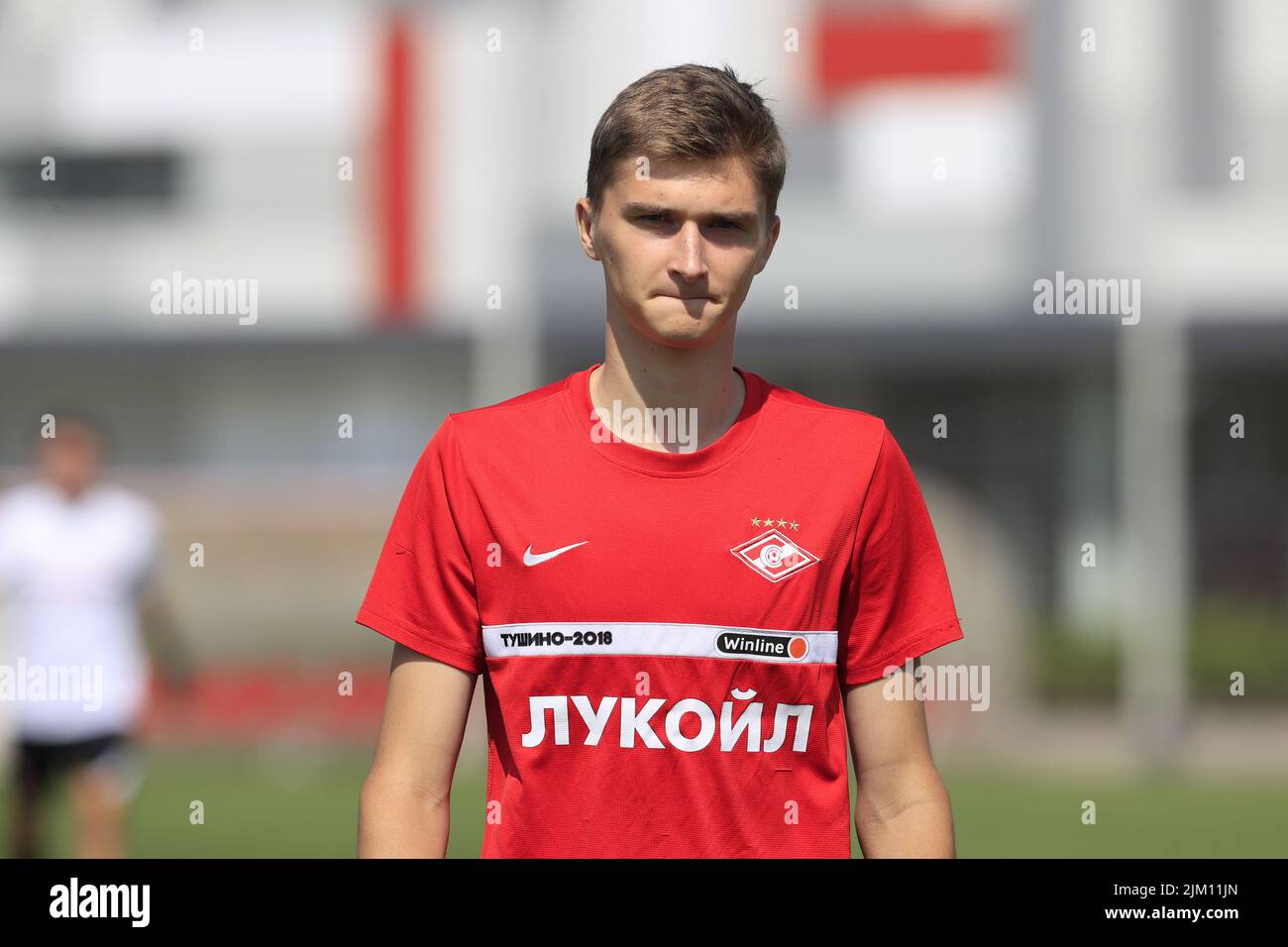 MOSCOW, RUSSIA, AUGUST 3, 2022. Training of Spartak players before the ...