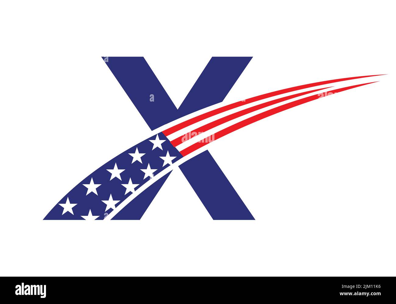 Initial Letter X American Logo for Business, Corporate and Company Sign ...